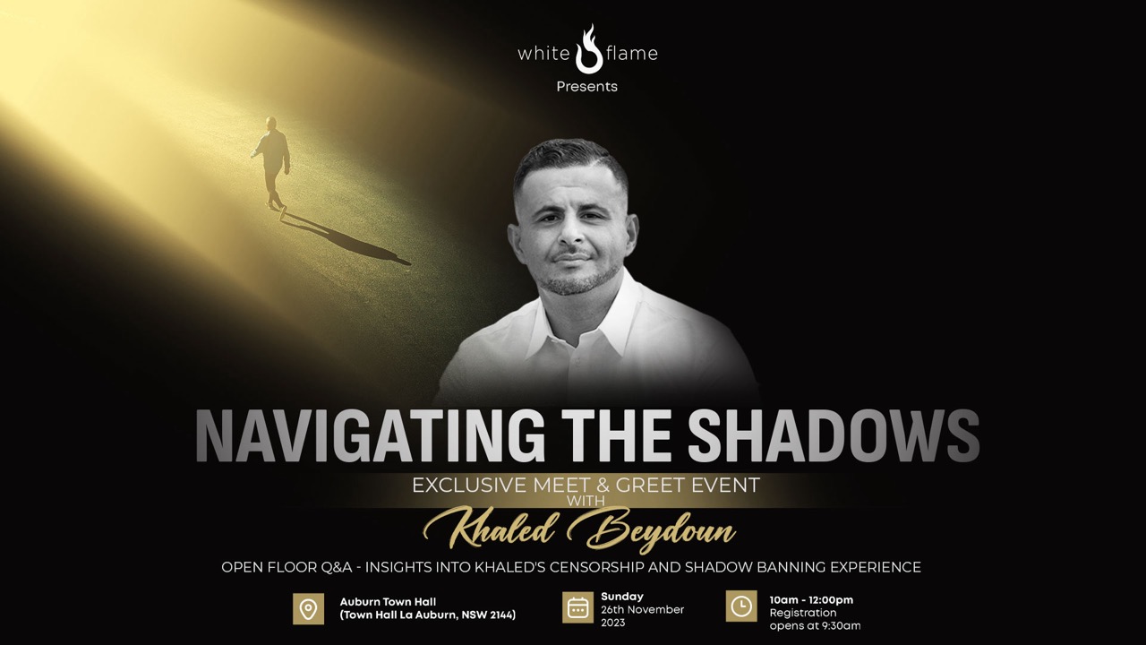 Khaled Beydoun - Navigating the Shadow - White Flame